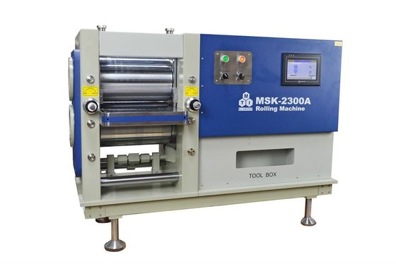 12" Width x 8"Dia.Pressure Controlled Electric Rolling Machine (Calender) for Battery Electrodes - MSK-E2300A