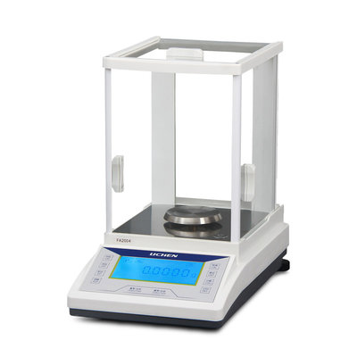 LCD touch screen 0.1mg internal calibration analytical balance for laboratory