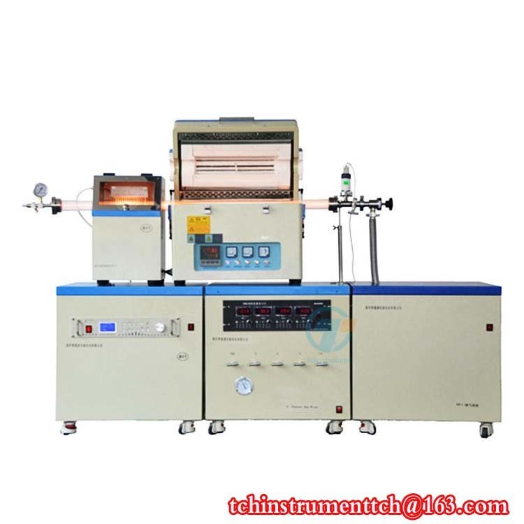 1200C (Plasma Enhanced Chemical Vapor Deposition) PECVD Split Tube Furnace System with MFC Gas Delivery & Vacuum Pump