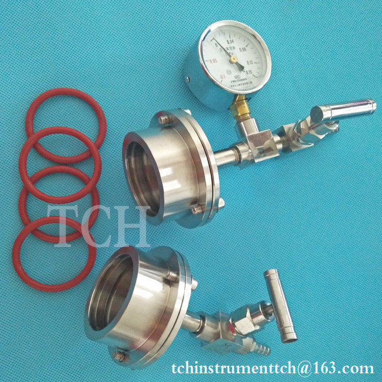 SS quartz alumina tubes flange for 50mm OD tube vacuum furnace, vacuum sealing assembly flange