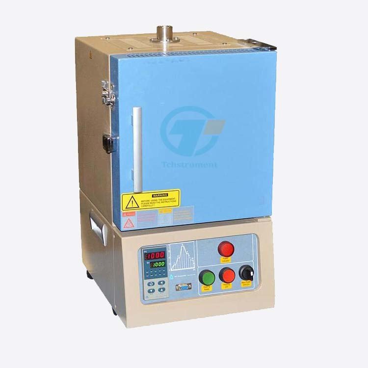 1200°C Small Box Furnace (6"x6"x7", 4.2 liter) with Programmable Controller - KSL-1200X-J-UL