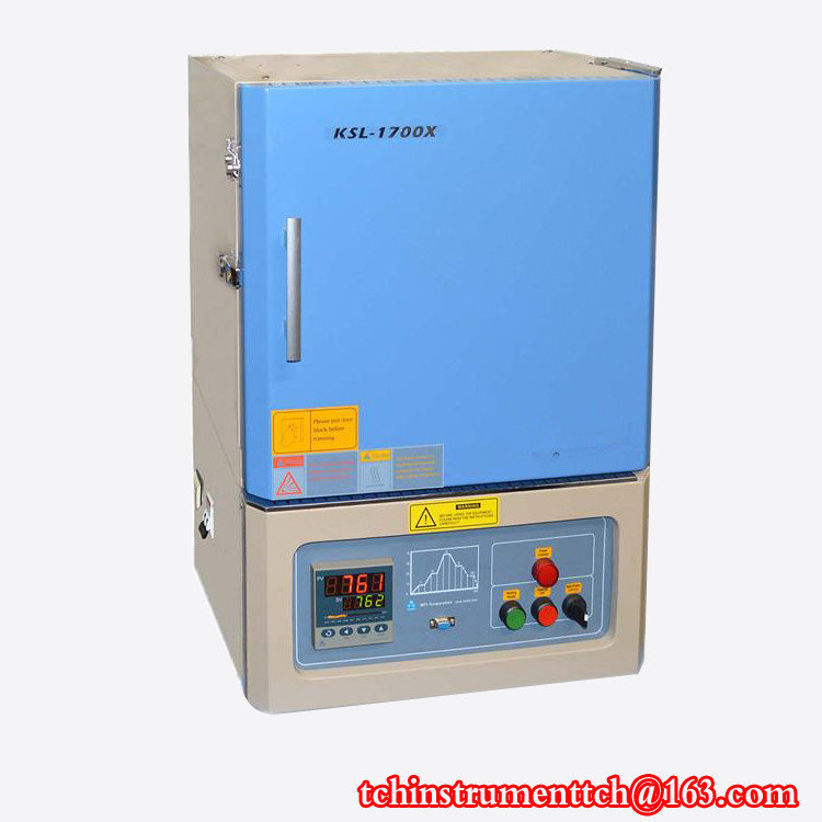 UL Standard 1700C Bench-Top Muffle Furnace, (6"x6"x6", 3.6L) with Temperature Controller - KSL-1700X-A1-UL
