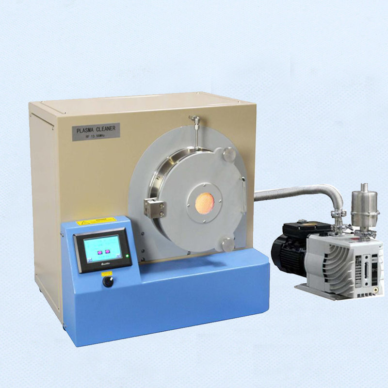 8.5" 13.56 Mhz RF Plasma Cleaner / Etcher with Vacuum Pump. (12 Liter, 13.56 Mhz, 80W max. ) - EQ-PCE-8
