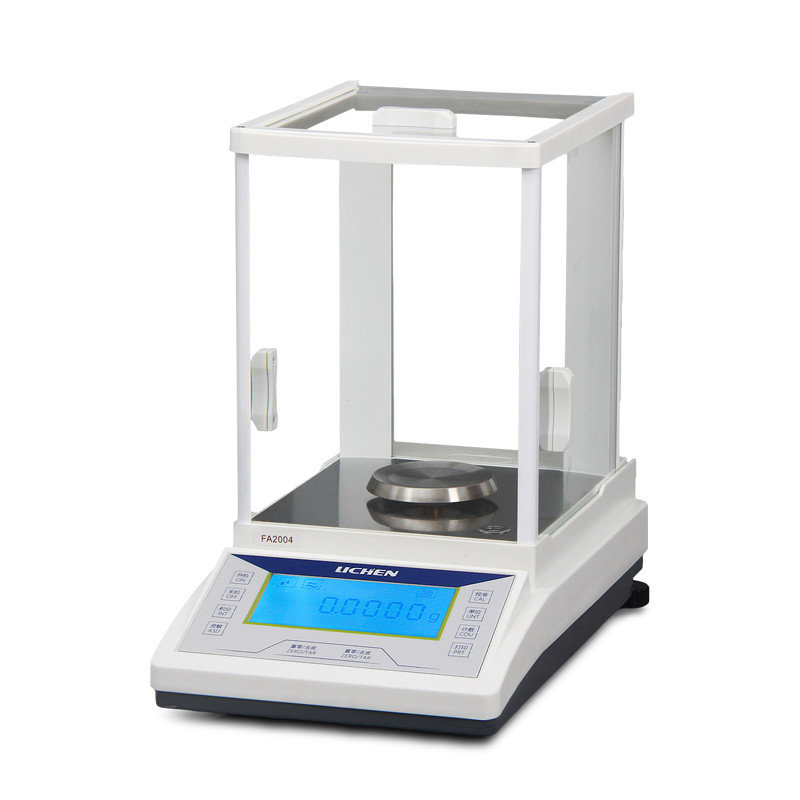 LCD touch screen 0.1mg internal calibration analytical balance for laboratory