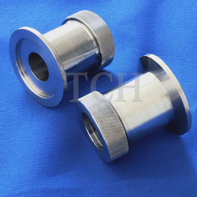 Adapter KF-40 to 1 in. I.D. Quick Coupling , Compression Port, KF40, NW-40, Stainless Steel , quick coupling for quartz