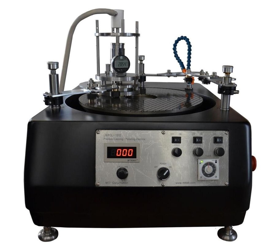15" Precision Automatic Lapping / Polishing Machine with One Slurry feeder & Three 4" Work Stations - EQ-Unipol-1502