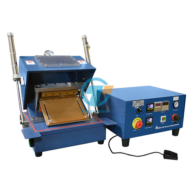 3-in-1 Hot Sealer for Preliminary Top/Side Sealing & Final Vacuum Sealing,Vacuum Standing of Pouch Cell - MSK-115-III