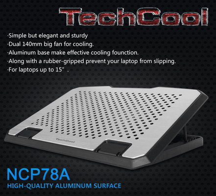 Hot products Front holder wider size cooling pad for laptop,2 usb ports portable laptop cooler