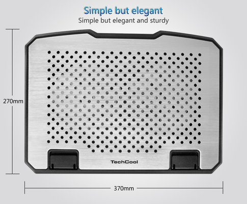 Techcool large fan 17 inch laptop cooling pad cooler pad for laptop