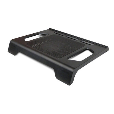 plastic slim notebook coolind pad with singe USB fan