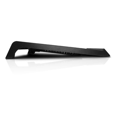 plastic slim notebook coolind pad with singe USB fan