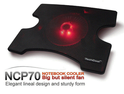 Laptop Cooling Pad 120mm Fans at1100rpm Ultra-portable and Ultra-light