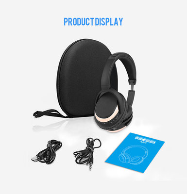 SORNBEO ANC BH519 rose gold  Wireless Bluetooth headset headphones earphone with Active Noise Cancelling