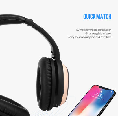 SORNBEO ANC BH519 rose gold  Wireless Bluetooth headset headphones earphone with Active Noise Cancelling