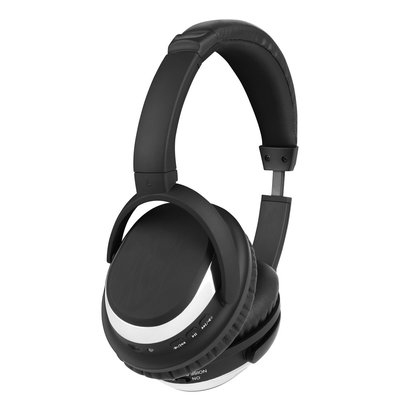 SORNBEO ANC BH519 Silver  Wireless Bluetooth headset headphones earphone with Active Noise Cancelling