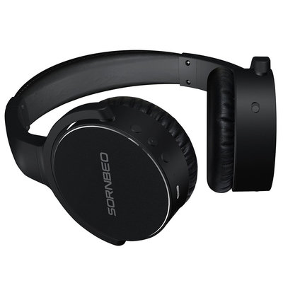 SORNBEO BH539 Black Factory OEM Wireless Stereo Bluetooth Headphone/Headset/Earphone/Earbuds with ANC