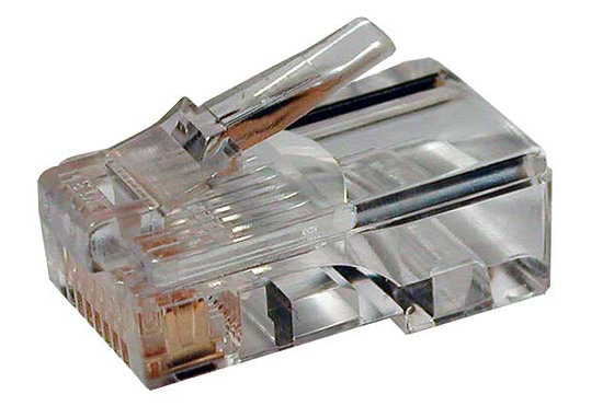 Modular Plug RJ-45 for Twisted Pair, Category 5 Stranded 2 Prong