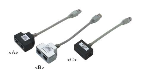 Cat5e Ethernet Network Splitter / RJ45 Economiser Adapters