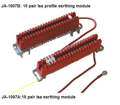 10 Pairs krone type lsa earth module and lsa profile module