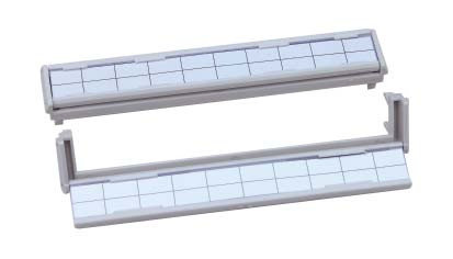 Identification strips cover for 10 pairs,Carátula identificativa para regletas de 10 pares