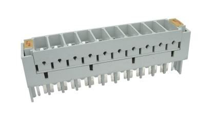 KRONE 2-pole protection cartridge 10 pairs strip,Cartucho protección KRONE 2 polos regleta