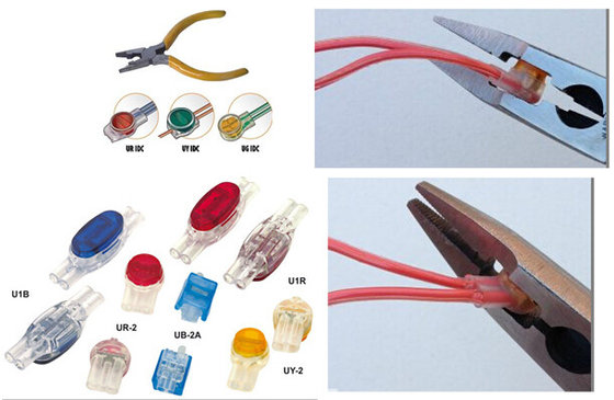 UY CONNECTOR FOR UTP cable splice,CONECTOR UY PARA EMPALME DE CABLE UTP