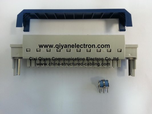 10 pair 3-pole overvoltage protection magazine Ericsson type with surge arrester