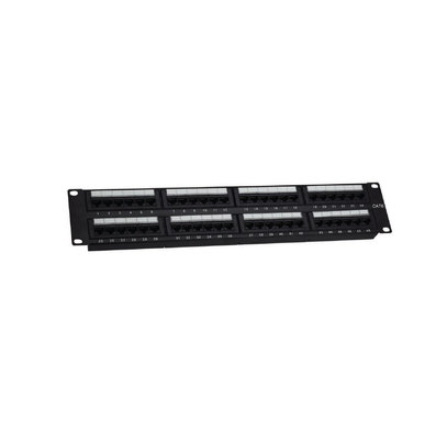 19" Cat 6 UTP 24 Port Rack-Mount Patch Panels