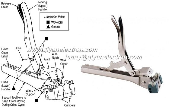 Amp Tyco Electronics MR-1 HAND Crimp Tool FOR PICABOND MINI CONNECTOR