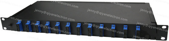 1U Drawer-type Rack Mount Fiber Patch Panel Preloaded FC, SC, ST and LC Connectors