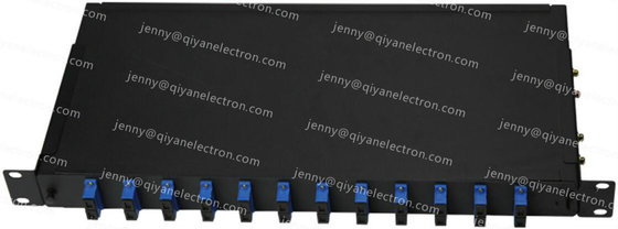 1U Drawer-type Rack Mount Fiber Patch Panel Preloaded FC, SC, ST and LC Connectors