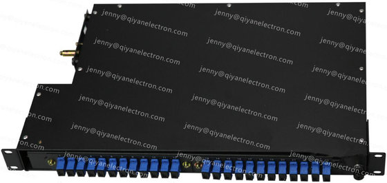 1U 2U Rotatable Rack Mount Patch Panel Max 96 Cores Metal material