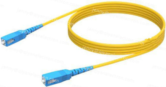 FC to FC 9/125µm OS2 Simplex Single Mode Fiber Optic Patch Cable