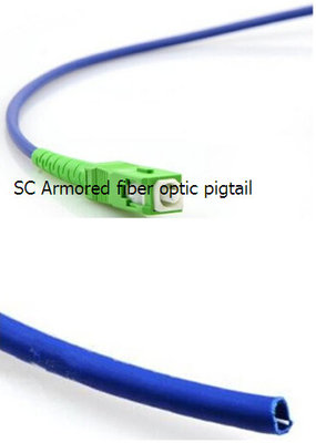 Armored Fiber Optic Pigtails LC(sc)ST(fc) (UPC/APC) Single-Mode/multimode Simplex/Multimode
