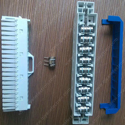 10 pair 3-pole overvoltage protection magazine Ericsson type with surge arrester