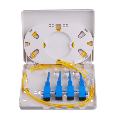 4 Port Fiber Optical Patch Panel FTB-104B / Mini FTTx Fiber Optic Termination Box