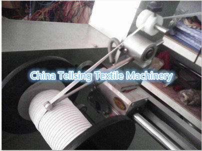 Tellsing coiling machine for ribbon,webbing,tape,stripe,riband,band,belt,elastic tape etc.