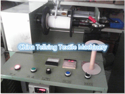 Tellsing coiling machine for ribbon,webbing,tape,stripe,riband,band,belt,elastic tape etc.