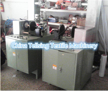 Tellsing coiling machine for ribbon,webbing,tape,stripe,riband,band,belt,elastic tape etc.