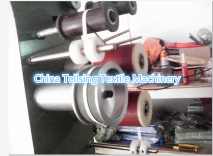 Tellsing coiling machine for ribbon,webbing,tape,stripe,riband,band,belt,elastic tape etc.