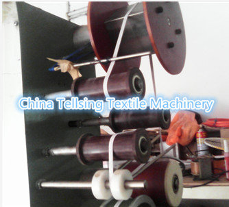Tellsing coiling machine for ribbon,webbing,tape,stripe,riband,band,belt,elastic tape etc.