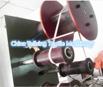 Tellsing coiling machine for ribbon,webbing,tape,stripe,riband,band,belt,elastic tape etc.