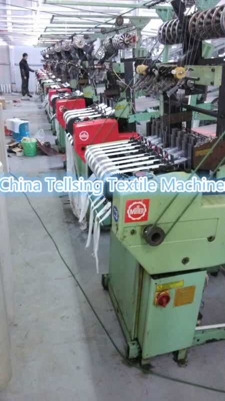 good quality used muller needle loom machine for elastic or inelastic webbing or ribbon