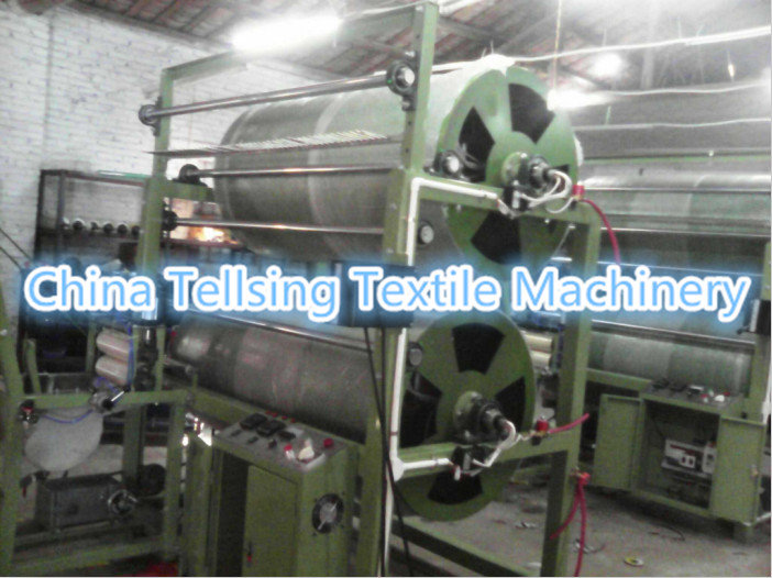dual-cylinder ironing machine for pressing and setting elastic webbing ribbon,tape etc.