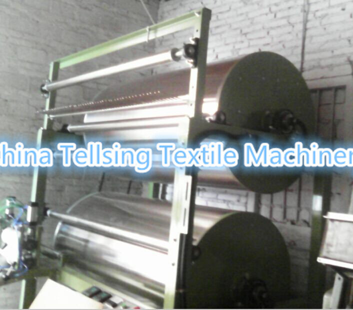 dual-cylinder ironing machine for pressing and setting elastic webbing ribbon,tape etc.