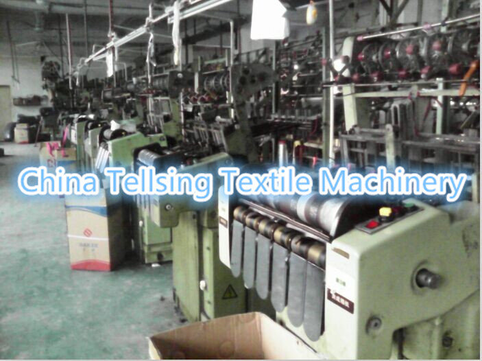 used 2/110 needle loom machine for weaving elastic or inelastic webbing or ribbon