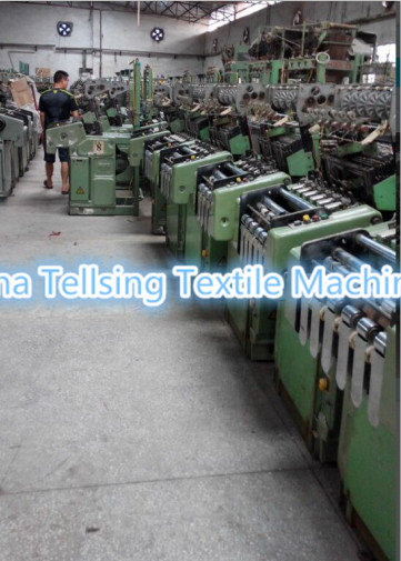 used 10/25 needle loom machine for weaving elastic or inelastic webbing or ribbon