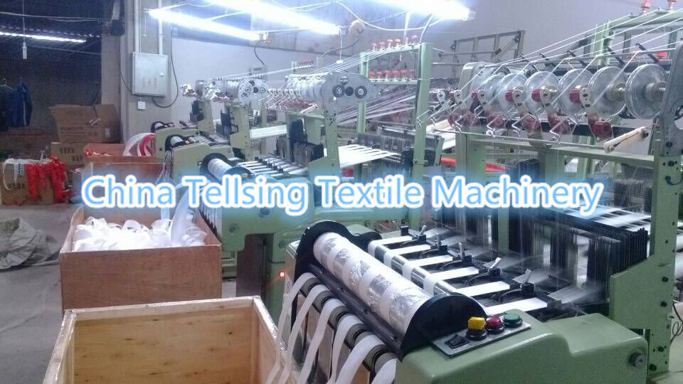 top quality needle loom machine China exporter Tellsing to do PP mattress edge ribbon