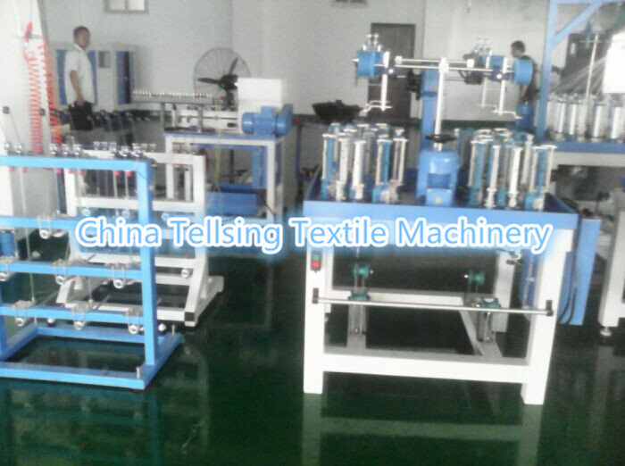 top quality elastic rope braiding machine factory tellsing for cowboy,shoe,garments etc.