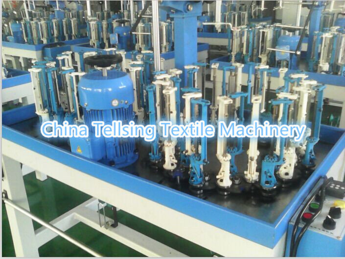 top quality elastic rope braiding machine factory tellsing for cowboy,shoe,garments etc.